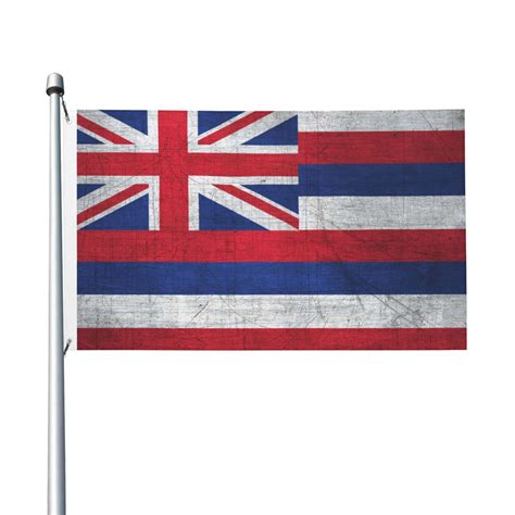 Vintage Hawaiian Flag Flags 3 X 5 Foot Printed Bright And Vivid Colors