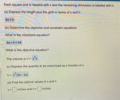 Solved I Cant Figure Out Part D For The Life Of Me Chegg Com