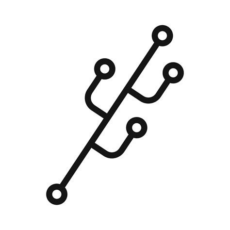 Code Branch Icon Set Git Workflow Illustrations For Software Developers