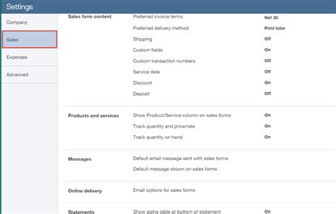 How To Customize Sales Settings In QuickBooks Online Minute Bookkeeping