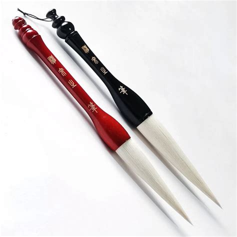 모직 머리 긴 머리 브러시 러닝 필기체 스크립트 캘리그라피 창작 브러시 중국 서예 브러시 펜 캘리그라피 Aliexpress