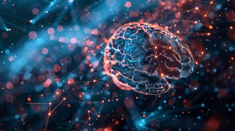 Artificial Intelligence Neural Network Abstract Premium Ai Generated Image