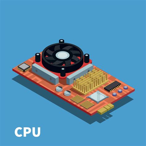 Semiconductor Isometric Poster Vector Illustration 2908272 Vector Art At Vecteezy