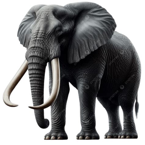 Fundo Branco Elefante Elefante Isolado No Fundo Branco Foto Stock