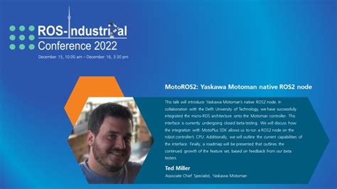 matt robinson on linkedin ros2 collaboration robotics goros
