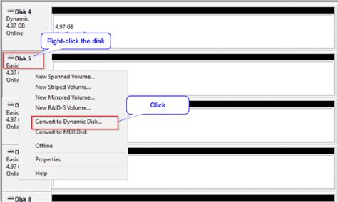dynamic disk vs basic disk how to convert to dynamic disk