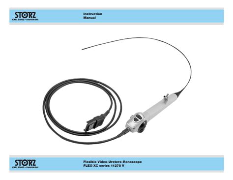 Flex Xc Series Flexible Video Uretero Renoscope Instruction Manual Pdf Download