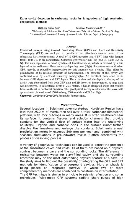 Pdf 2 Cavity Detection