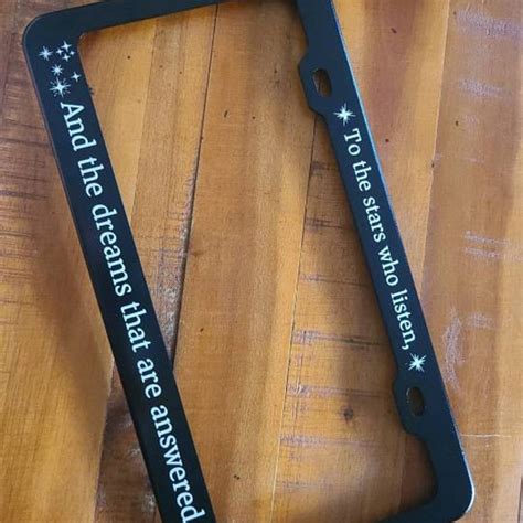 Rhysand Quotes License Plate Frames Acotar Night Court Feysand Car