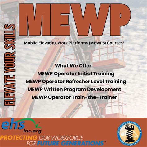 Ehs International Inc On Linkedin Operator Safety Training Mewp