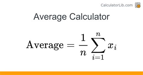 Average Calculator Online Calculator