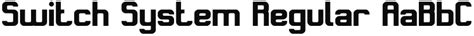 Switch System Font Download Free For Desktop And Webfont