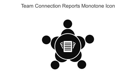 Team Connection Reports Monotone Icon In Powerpoint Pptx Png And Editable Eps Format