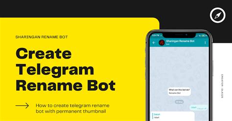 How To Create Own Telegram Rename Bot