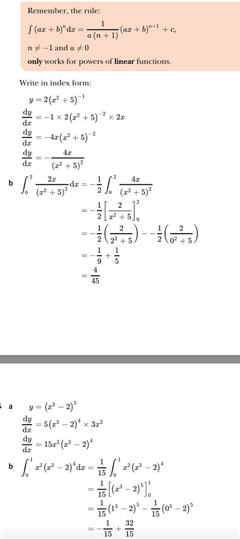 9709 P1 Integration Exercise 5 Worked Solutions Maths With David