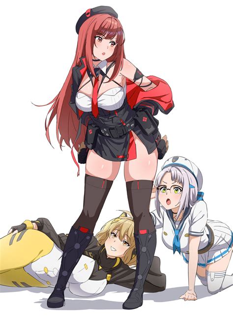 Anis Rapi Neon And Rapi Goddess Of Victory Nikke Drawn By Hatenoga Danbooru