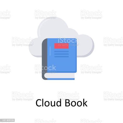 흰색 배경 Eps 10 파일에 격리된 웹용 클라우드 북 벡터 플랫 아이콘 팝업북에 대한 스톡 벡터 아트 및 기타 이미지