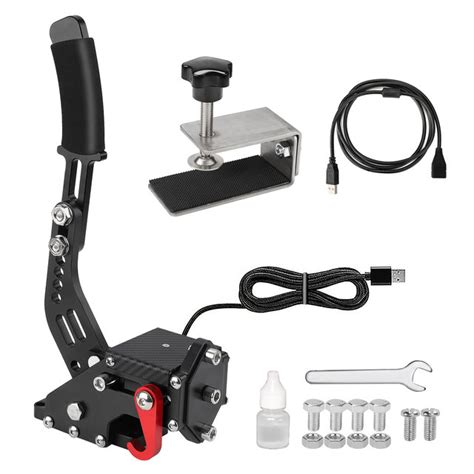 New USB Logitech Brake System Handbrake Drift Adapter Board For Rally G29 G27 G25 PC Hall Sensor