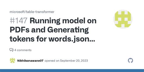 Running Model On Pdfs And Generating Tokens For Wordsjson From Pdf
