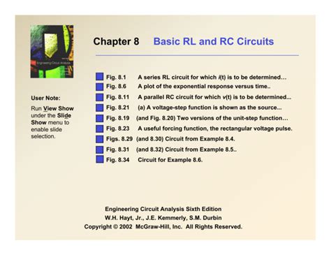 RL And RC Circuits Analysis And Response