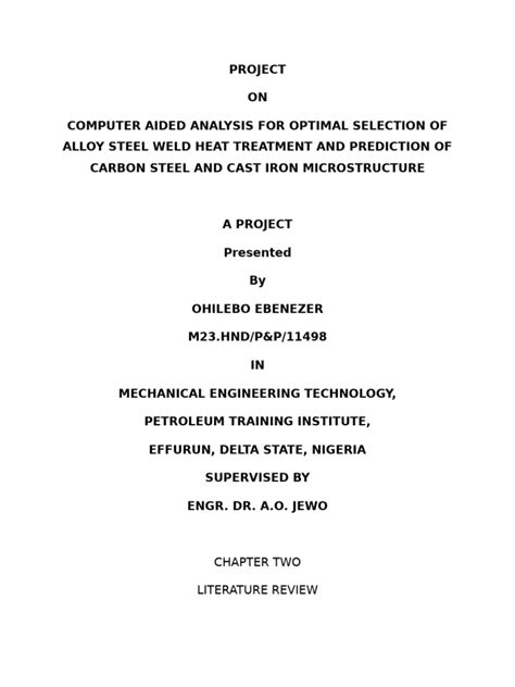 Computer Aided Analysis For Steel Treatment Pdf Heat Treating Steel