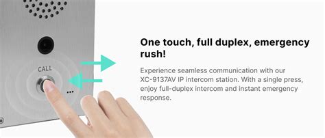 SPON Network Outdoor Intercom Robust Full Duplex Communication