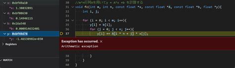 debugging arithmetic exception in c stack overflow