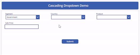 Cascading Dropdown Functionality In Power Apps