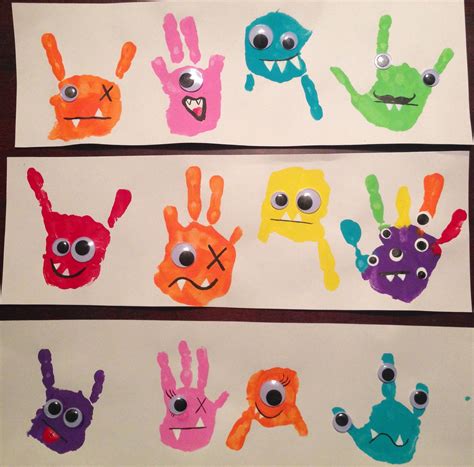 Spider Lollipops For Halloween Little Monster Handprints Hand Print