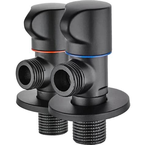 1pc 12 인치 구리 온수기 수도꼭지 뜨겁고 차가운 각도 필링 밸브 수도꼭지 홈 주방 욕실 워터 밸브 액세서리필링 밸브 Aliexpress