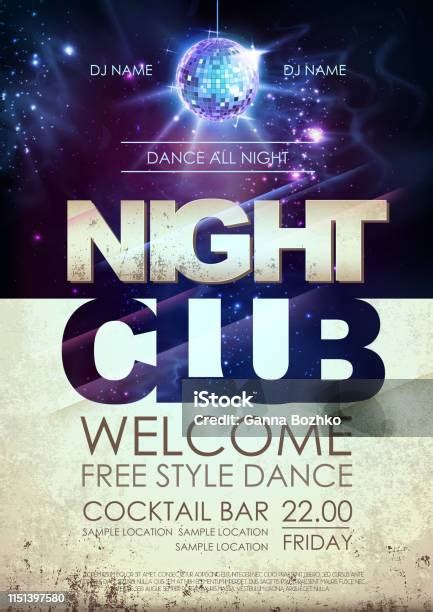 디스코 공 배경입니다 오픈 스페이스 배경에 디스코 나이트 클럽 포스터 배경 주제에 대한 스톡 벡터 아트 및 기타 이미지 배경 주제 나이트클럽 미러볼 Istock