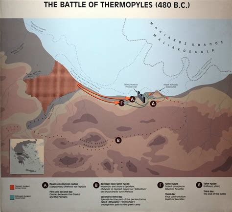 Map Of Thermopylae