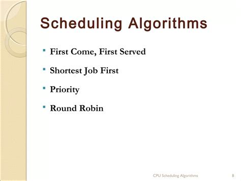 Cpu Schduling Pptpdf