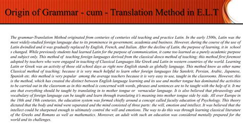 approaches and methods in english language teaching e l t pptx