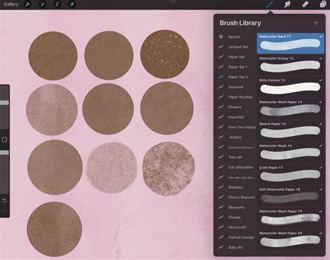 Procreate Paper Texture Brushes Procreate Paper Canvases Gouache Paper For Procreate