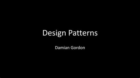 Python Design Patterns Pptx
