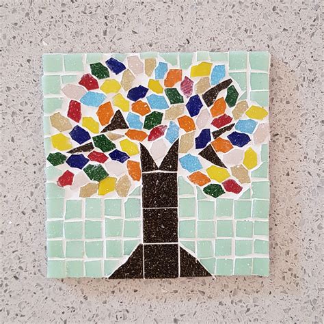 Mosaic Tree Patterns Oak Tree Mosaic Felicity Ball Mosaics