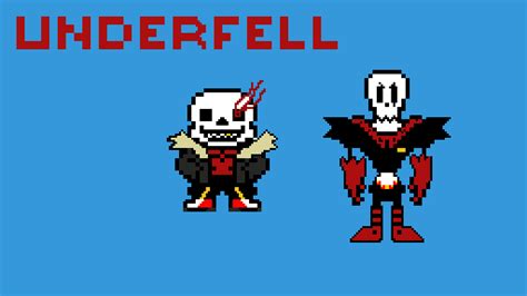 Editing Underfell Sans And Papyrus Free Online Pixel Art Drawing Tool