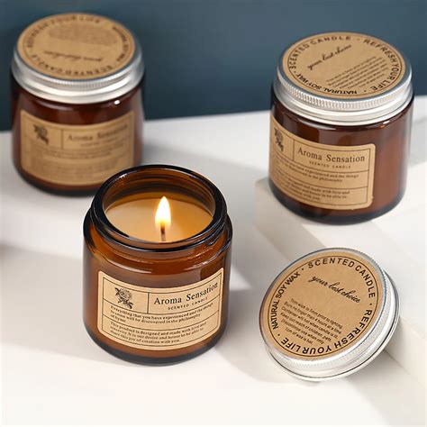 홈 아로마 양초 세트 아로마 테라피 양초 항아리 양초 간장 왁스 자연스럽고 오래 지속되는 어머니의 날 생일 선물용 Aliexpress