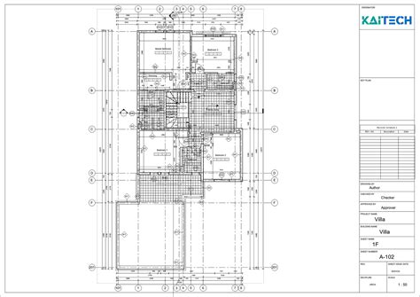 Kaitech Bim Diploma Revit Project Villa Drawings Behance