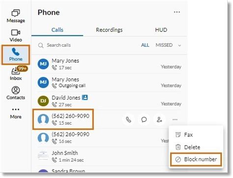 Blocking Phone Numbers In The AT T Office Hand Desktop And Web Asecare