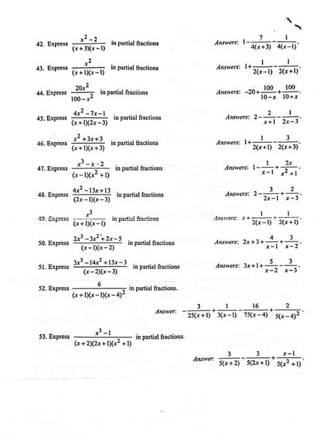 Partial Fraction Improper Pdf