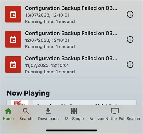 Backup Error Generalwindows Emby Community