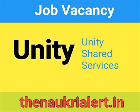 Unity Shared Services Career For Field Staff All India Private Jobs