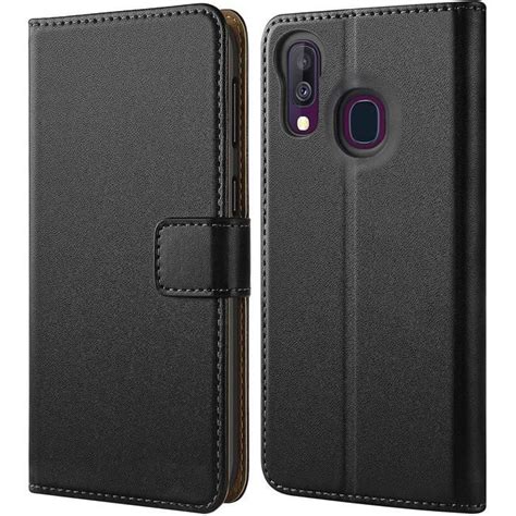 Coque Samsung Galaxy A Housse Rabat Protection Cuir Pu Anti Choc Fonction Support Et Porte