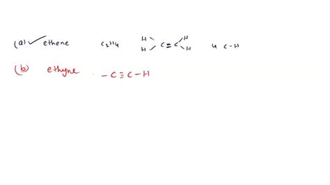Solved Choose The Correct Statement A The Ethene Molecule C2h4 Is