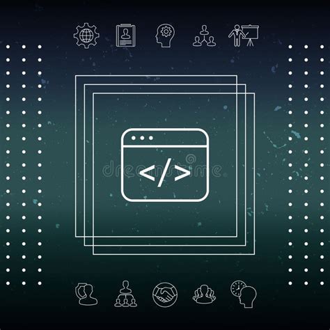 Code Editor Icon Stock Vector Illustration Of Document 114708233