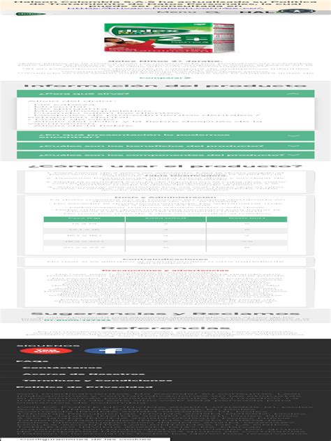 Jarabe Dolex Niños 2 Para Alivio Del Dolor Dolex Colombia Pdf