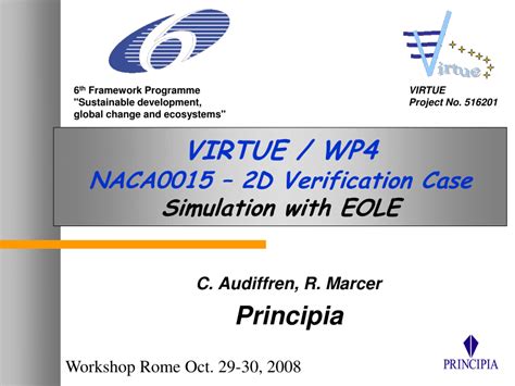 Pdf Workshop On Cfd Cavitation Modelling 2d Simulations On A Naca0015 And 3d Simulations On