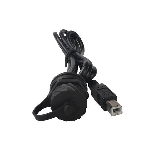 Usb B Male To Female Waterproof Rj45 Cable For Printer Signal Transmission